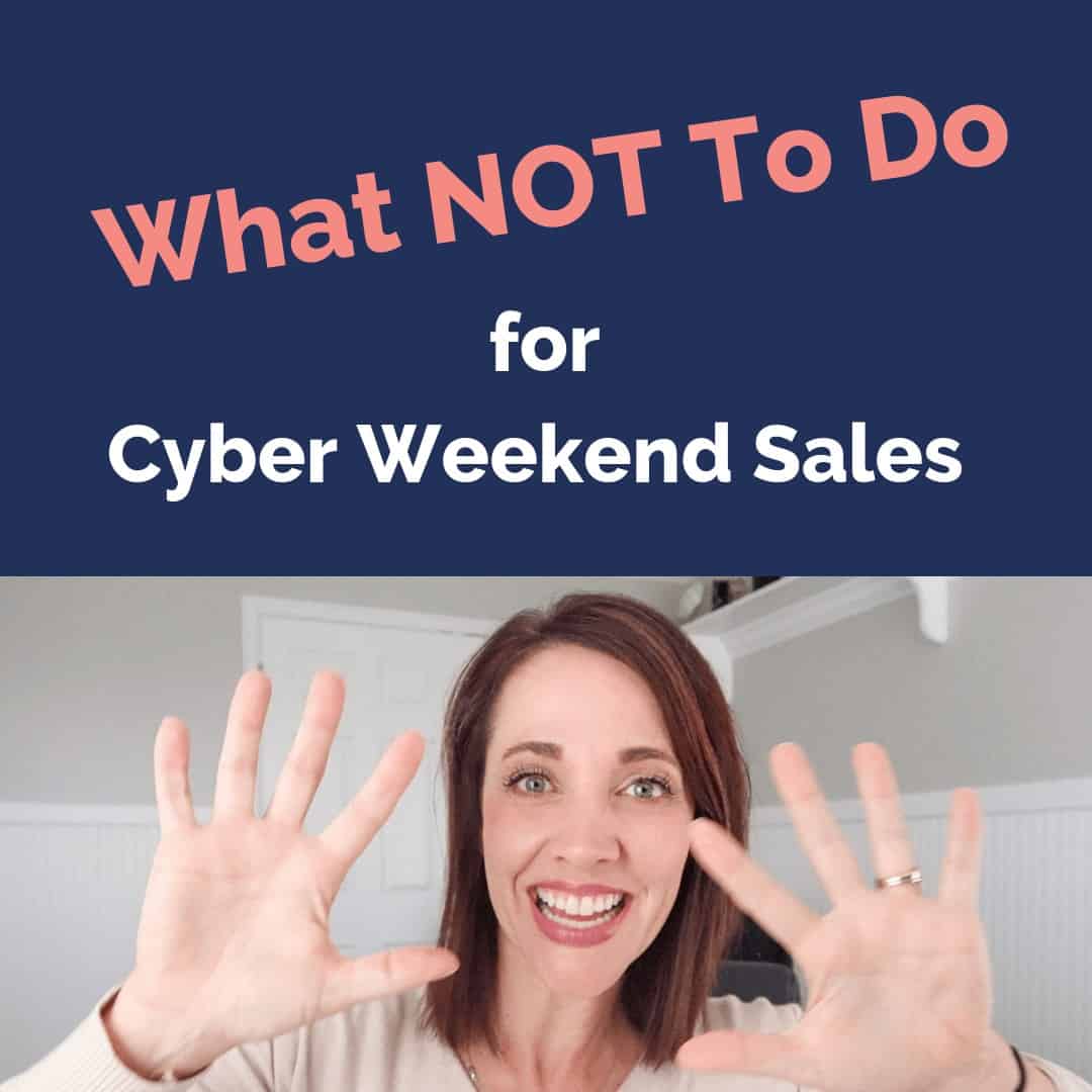 Cyber Weekend Holiday Sales Advice for Your Online Business